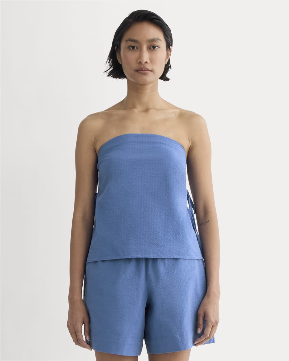 EVERLANE EVERLANE Seersucker Tube Top